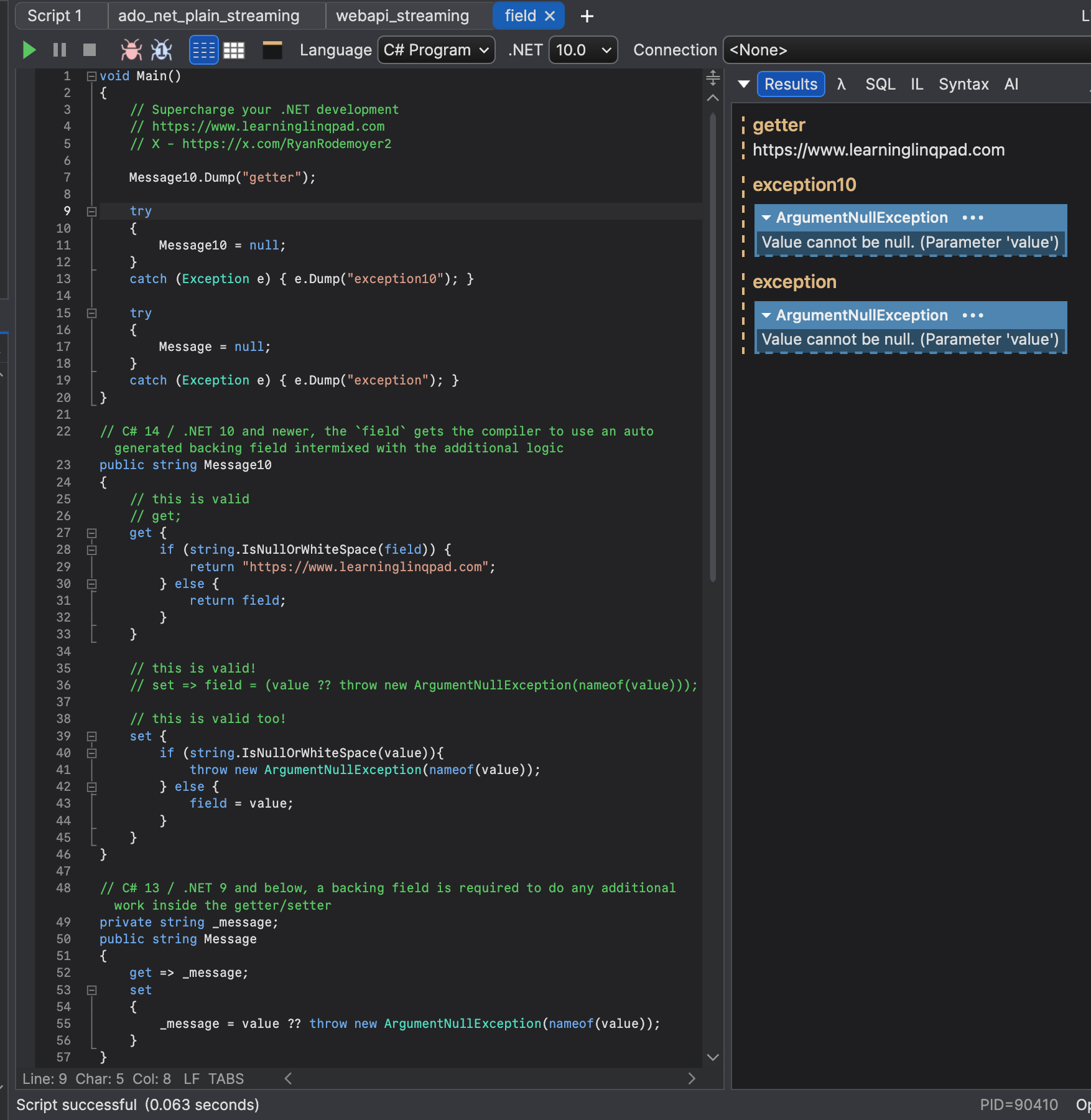 C# 14's New 'field' Keyword: Goodbye Property Backing Fields! - Unofficial Guide for Learning ...